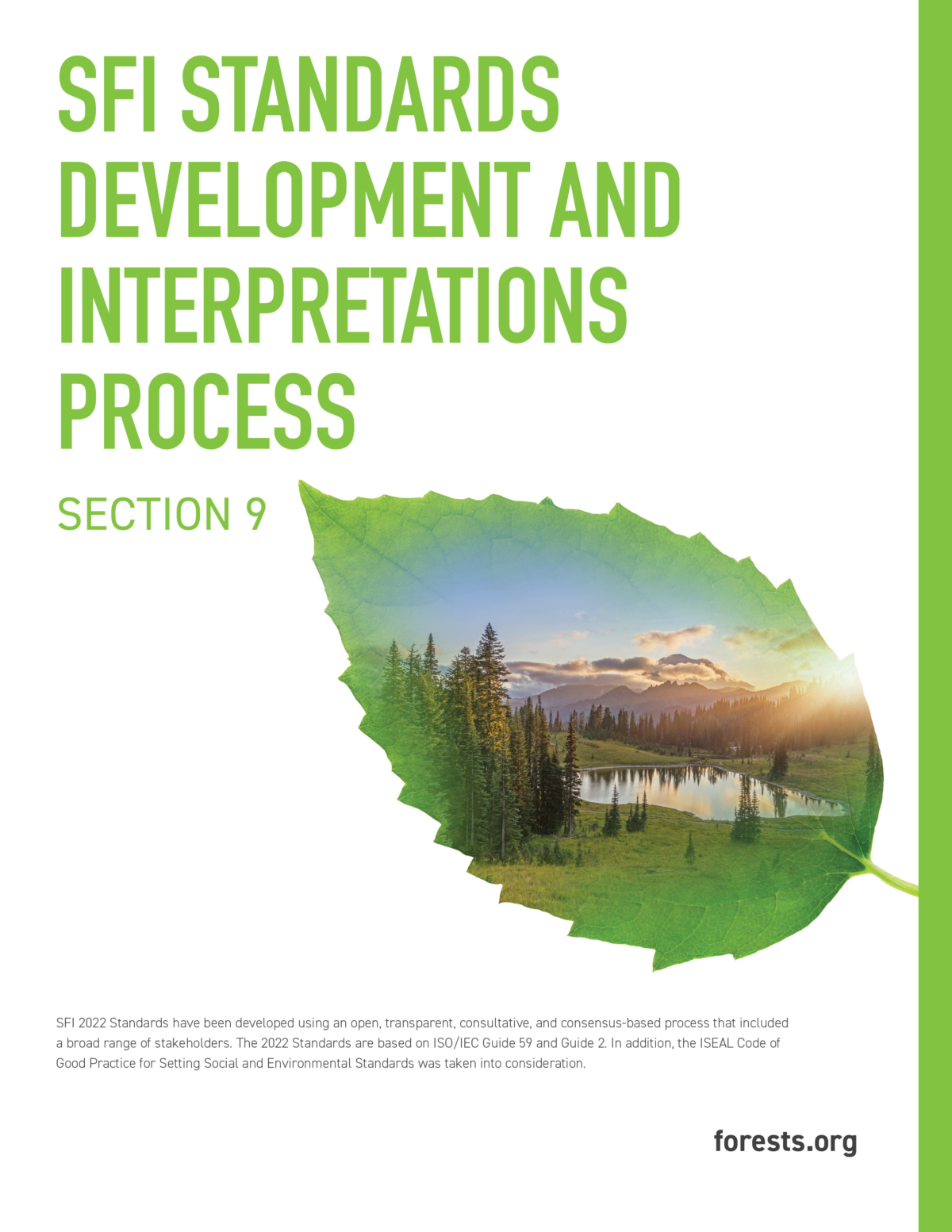 SFI 2022 Standards and Rules - complete - forests.org