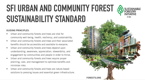SFI Urban and Community Forestry Standard Development - forests.org