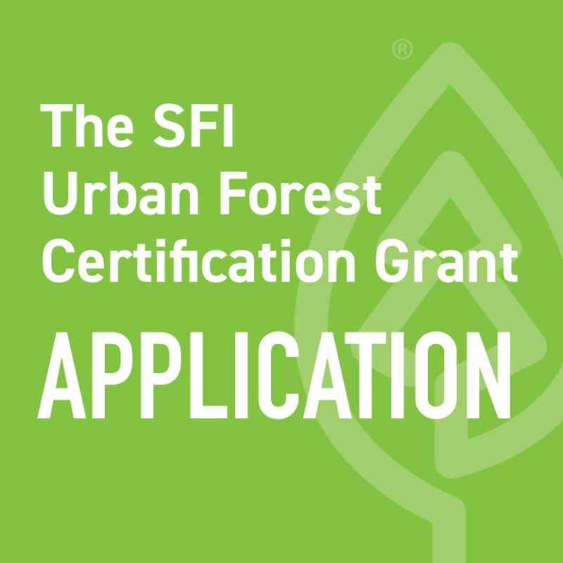 SFI Urban Forest Certification Grant - forests.org
